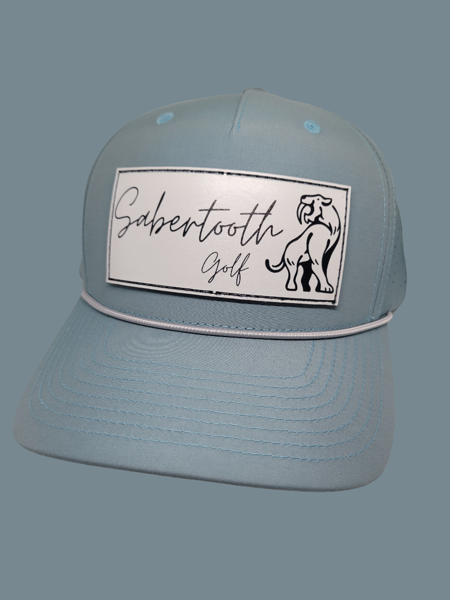 Richardson Leather Patch Performance Big Cat Rope Cap – Sabertooth Golf